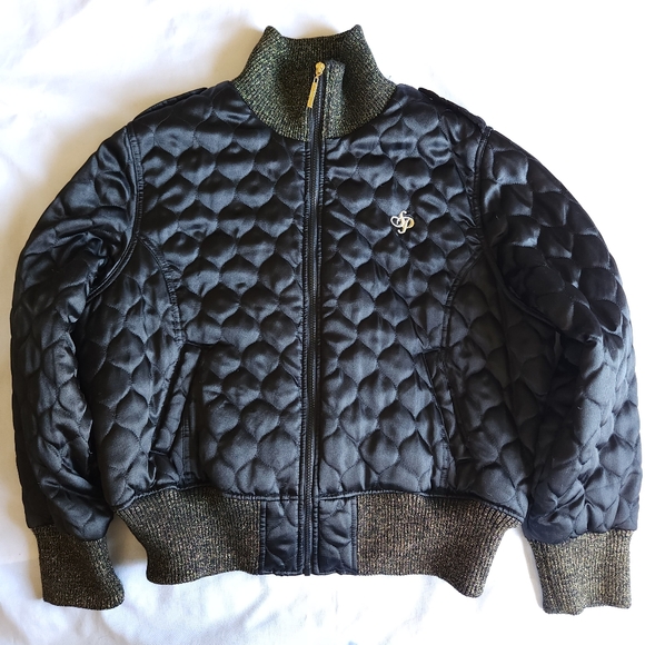 South Pole | Jackets & Coats | South Pole Rare Black Gold Logo Y2k ...